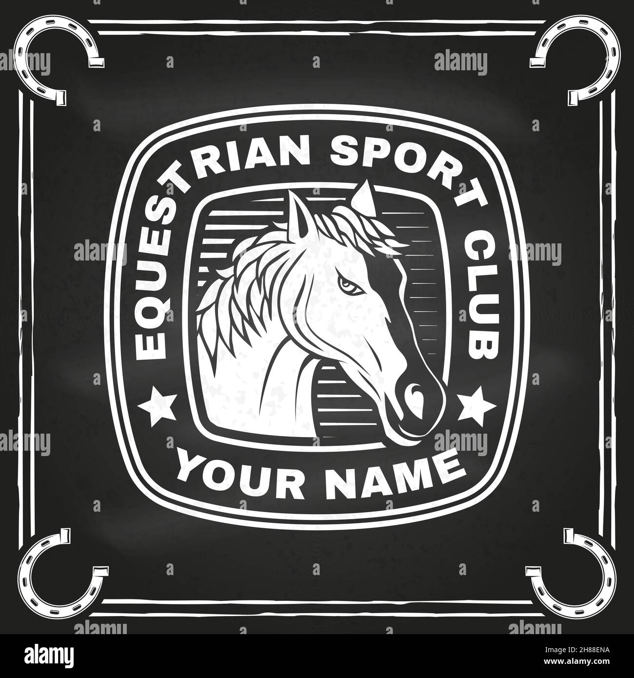 Horse racing sport club badges, patches, emblem, logo. Vector ...