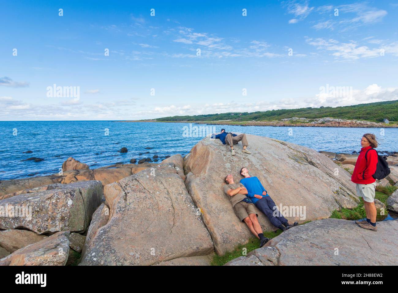 Rock island in steningestrand hi-res stock photography and images - Alamy