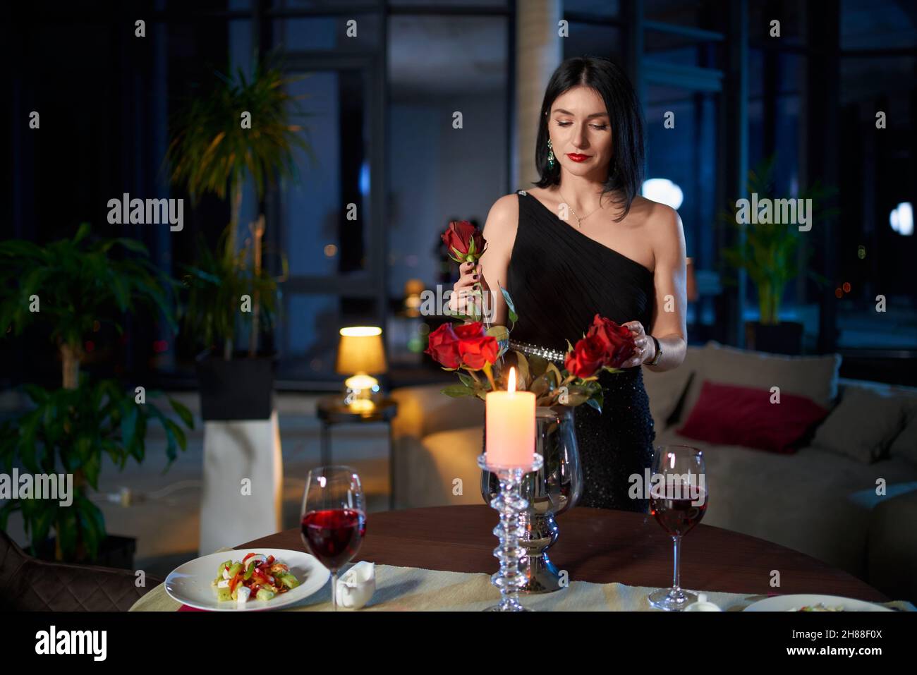 Preparing supper hi-res stock photography and images - Alamy