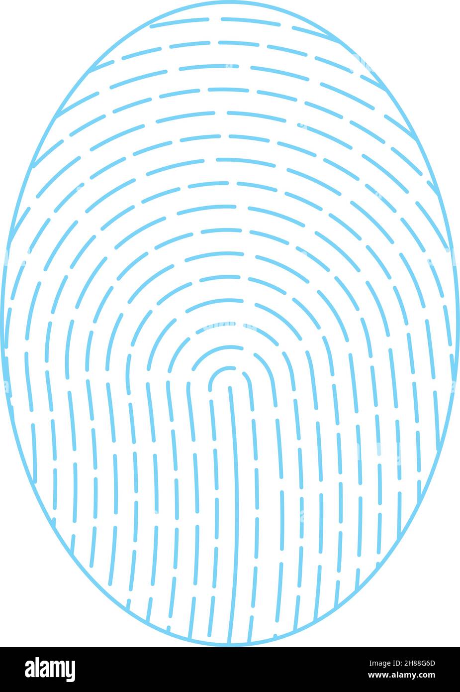 finger print access security icon Stock Vector Image & Art - Alamy