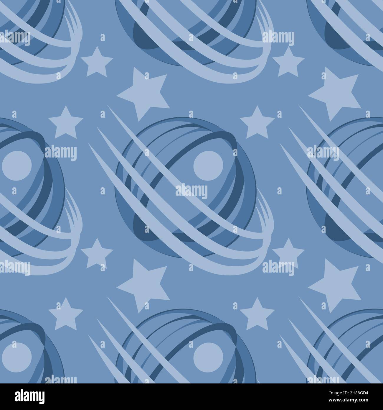 Seamless pattern, infinite texture - Illustration on a square ...