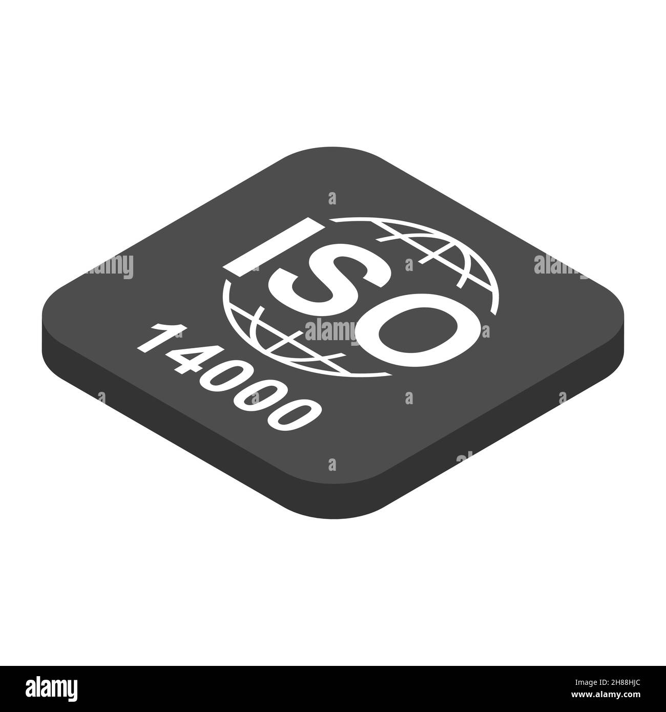 Iso 14000 isometric icon. Environmental Management. Standard quality ...