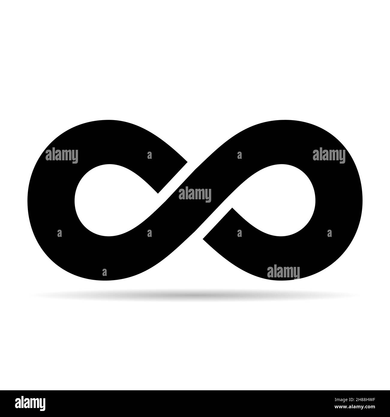 Infinity symbol tattoo Black and White Stock Photos & Images - Alamy