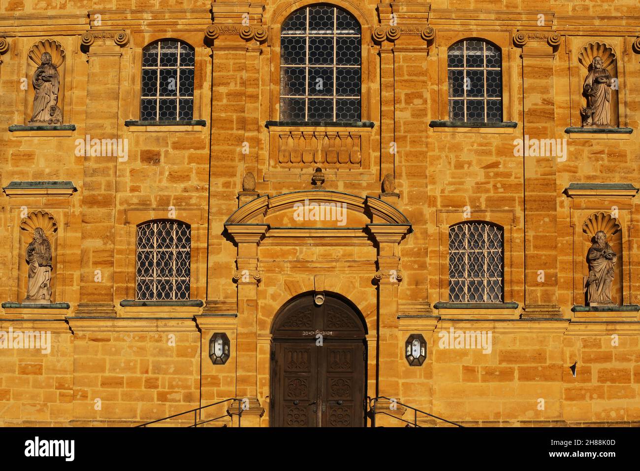 Amberg, Wallfahrtskirche, Barockkirche, Amberg, ;Maria Hilf, Kirche, Bergkirche, Fassade mit ...