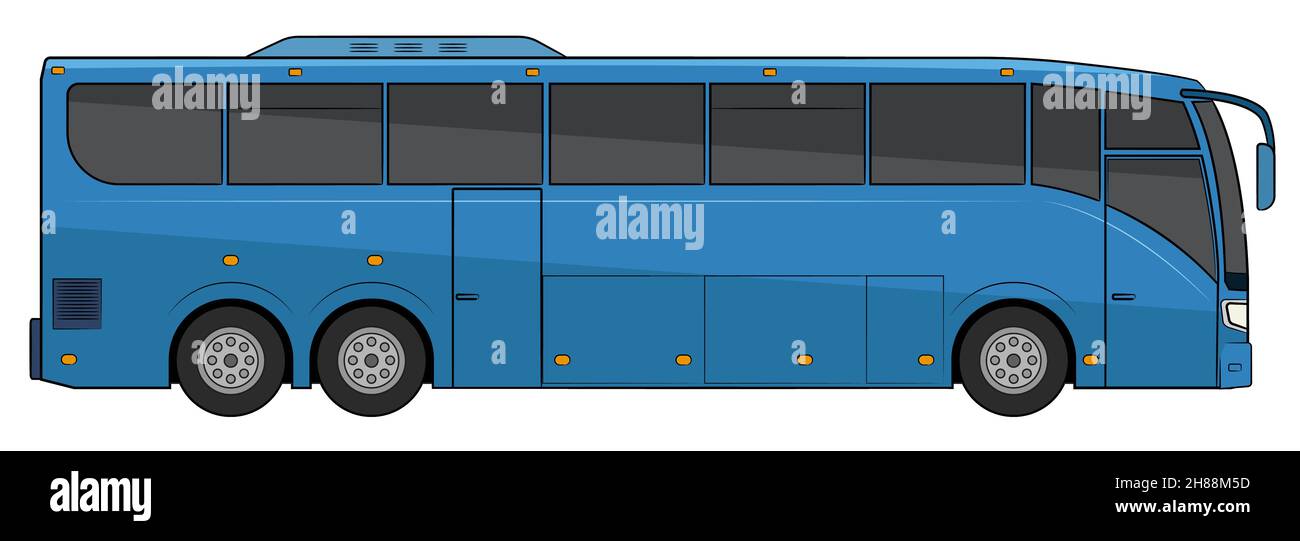 Coach bus vector stock illustration Stock Vector Image & Art - Alamy