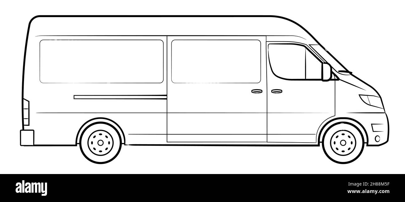 Cargo Van Drawing