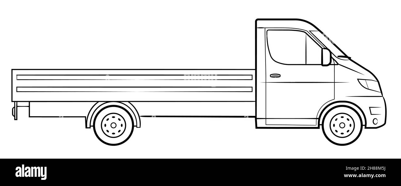 Cargo Van Drawing