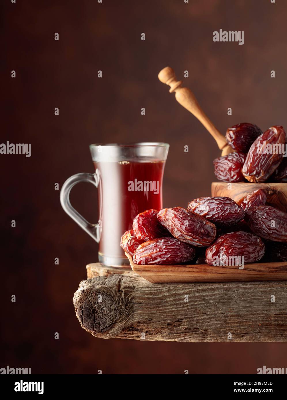 Juicy dates on old wooden hi-res stock photography and images - Alamy