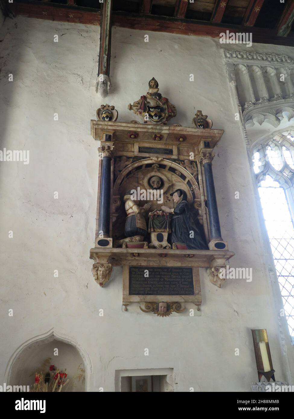 St Mary's Church Dennington Stock Photo - Alamy