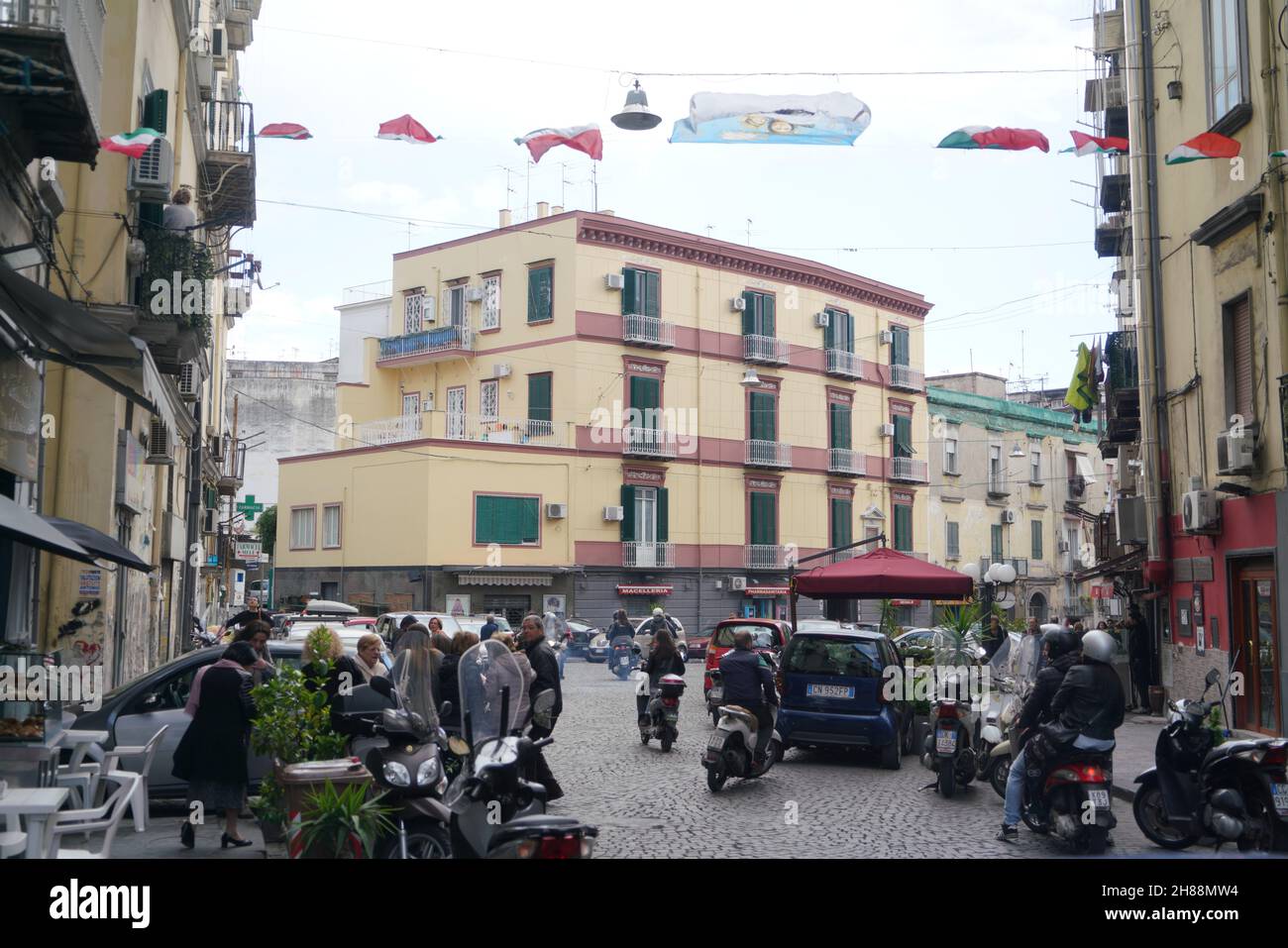 street view of naples Stock Photo - Alamy