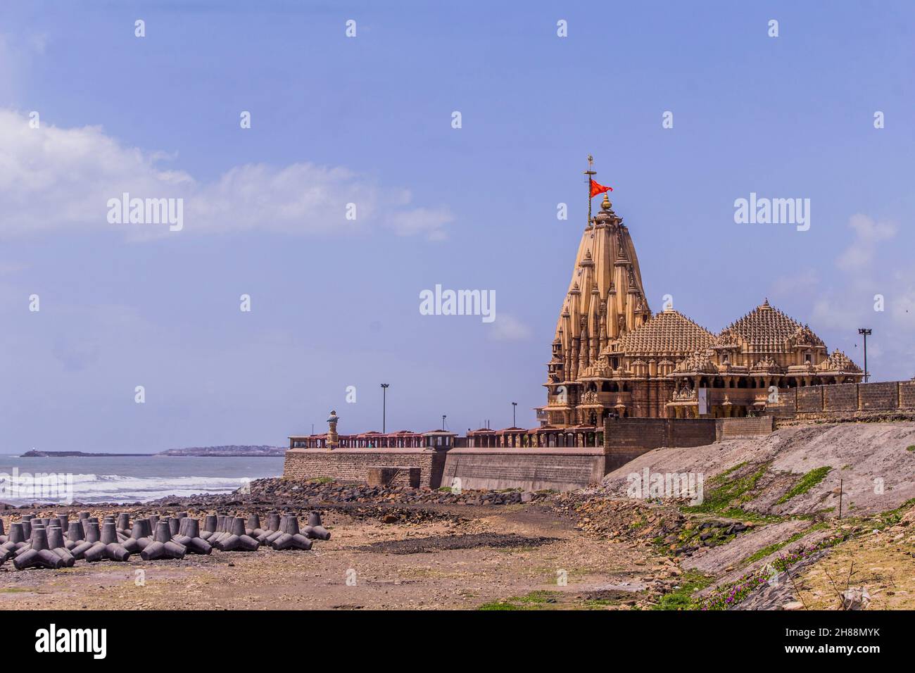 Somnath temple saurashtra gujarat india hi-res stock photography and ...