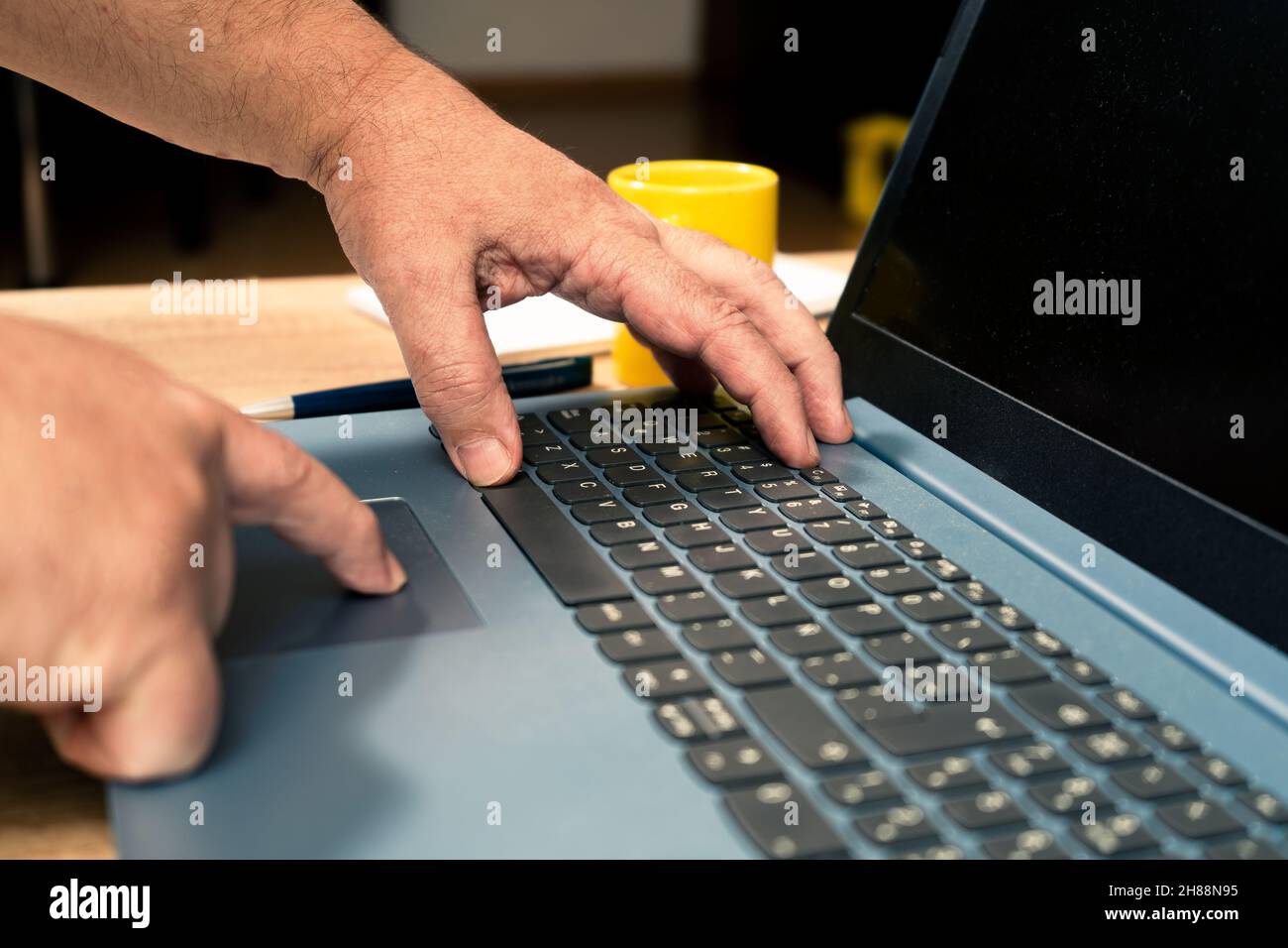 Business homeoffice working male hi-res stock photography and images ...