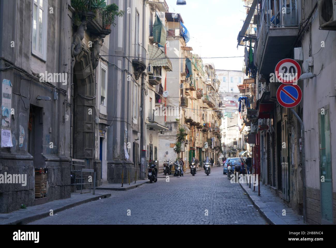 Neapol street hi-res stock photography and images - Alamy