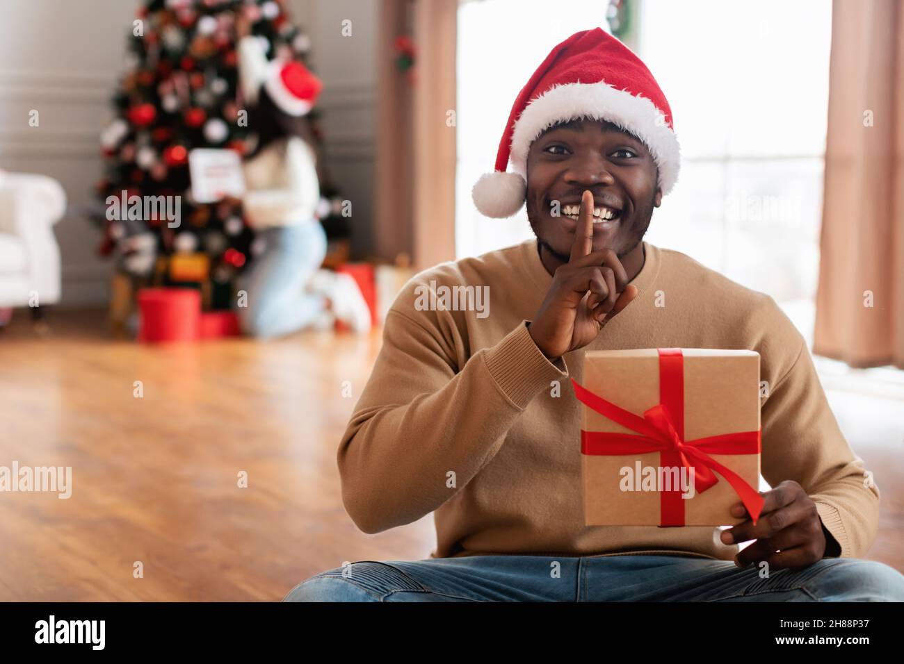 Secret santa party hi-res stock photography and images - Alamy