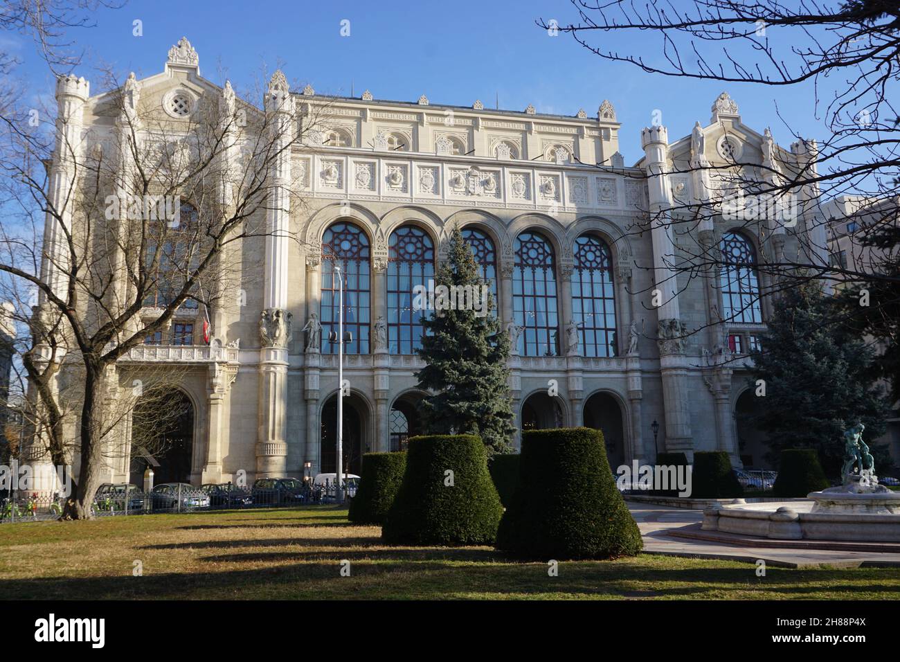 classic building with large window Stock Photo - Alamy