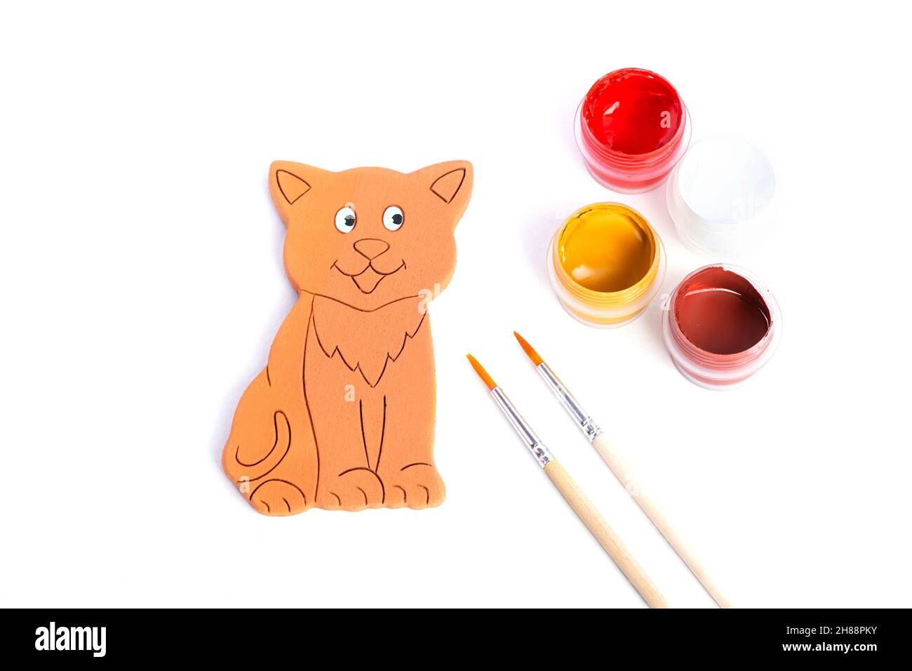 Family children paint eco hi-res stock photography and images - Alamy