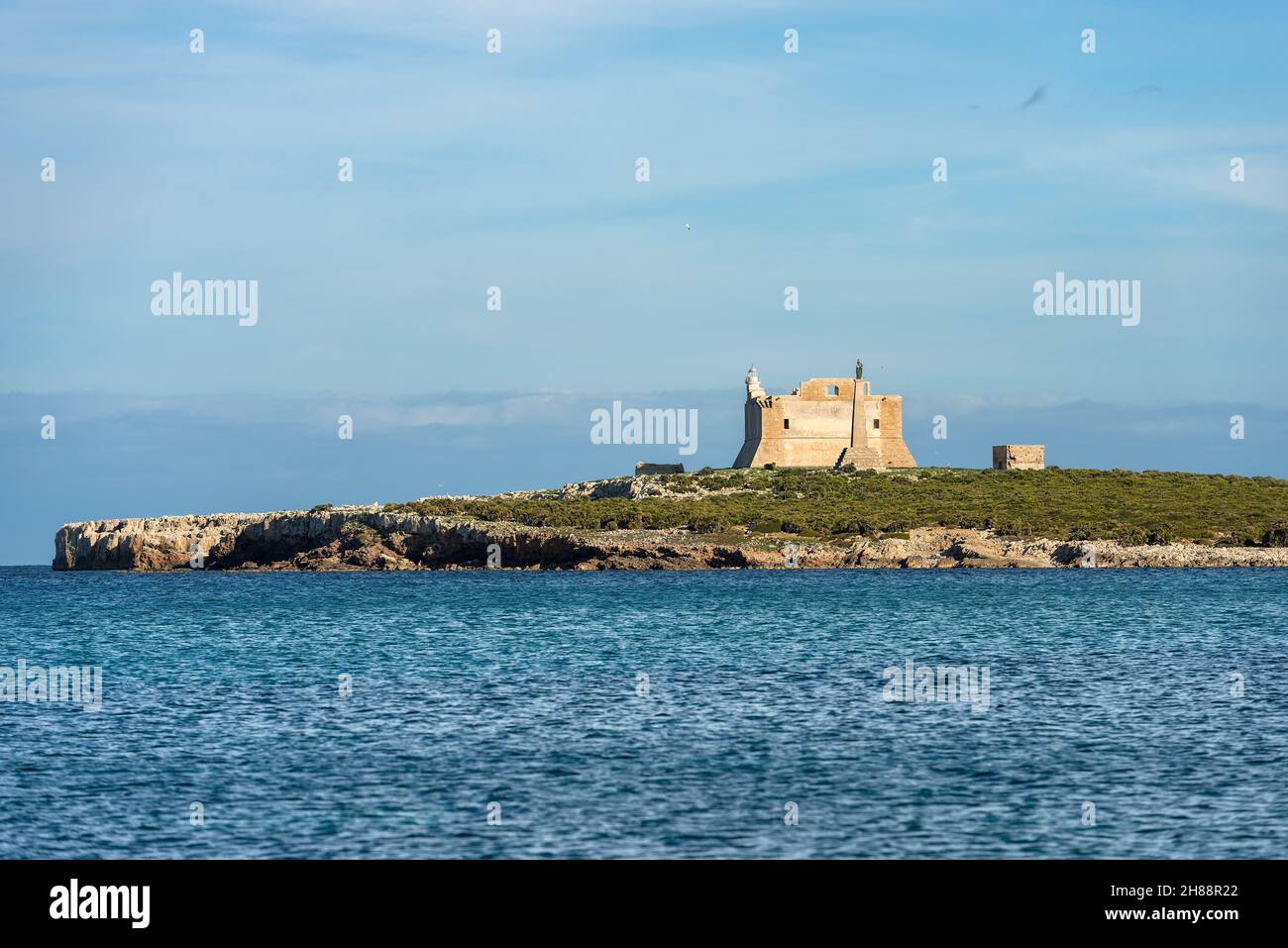 The Capo Passero Island (Cape Passero) the extreme south-east of the ...