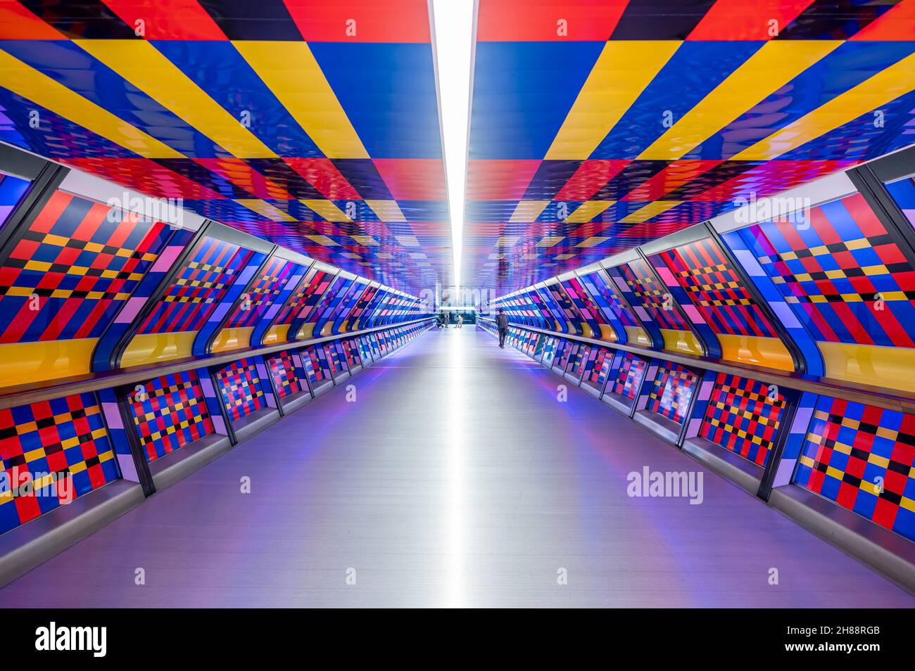 Camille walala canary wharf hi-res stock photography and images - Alamy