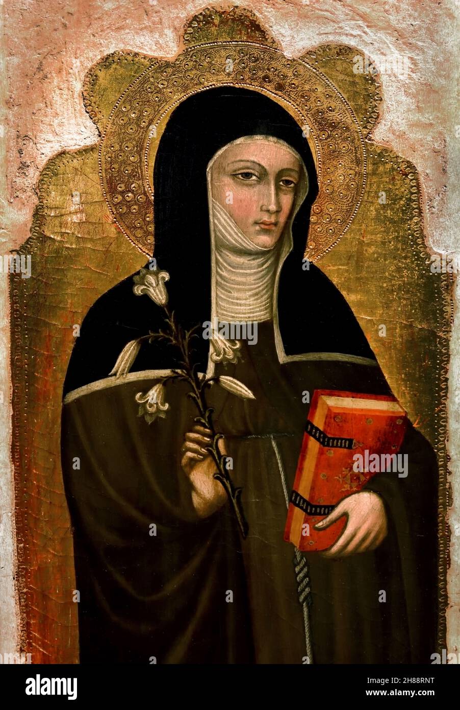 St Clara 15th Century by Giovanni di Pietro da Pisa (called lo Spagna ...