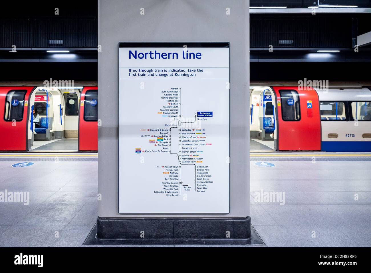 Battersea Power Station Underground Station - Northern Line tube ...