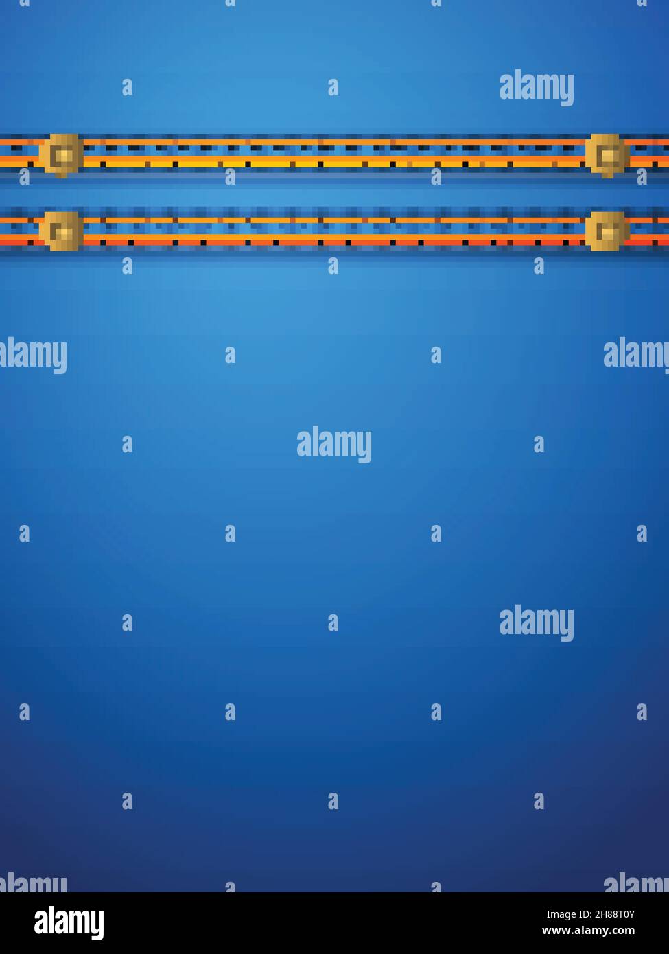 Blue denim background with stitch. Vector illustration Stock Vector ...
