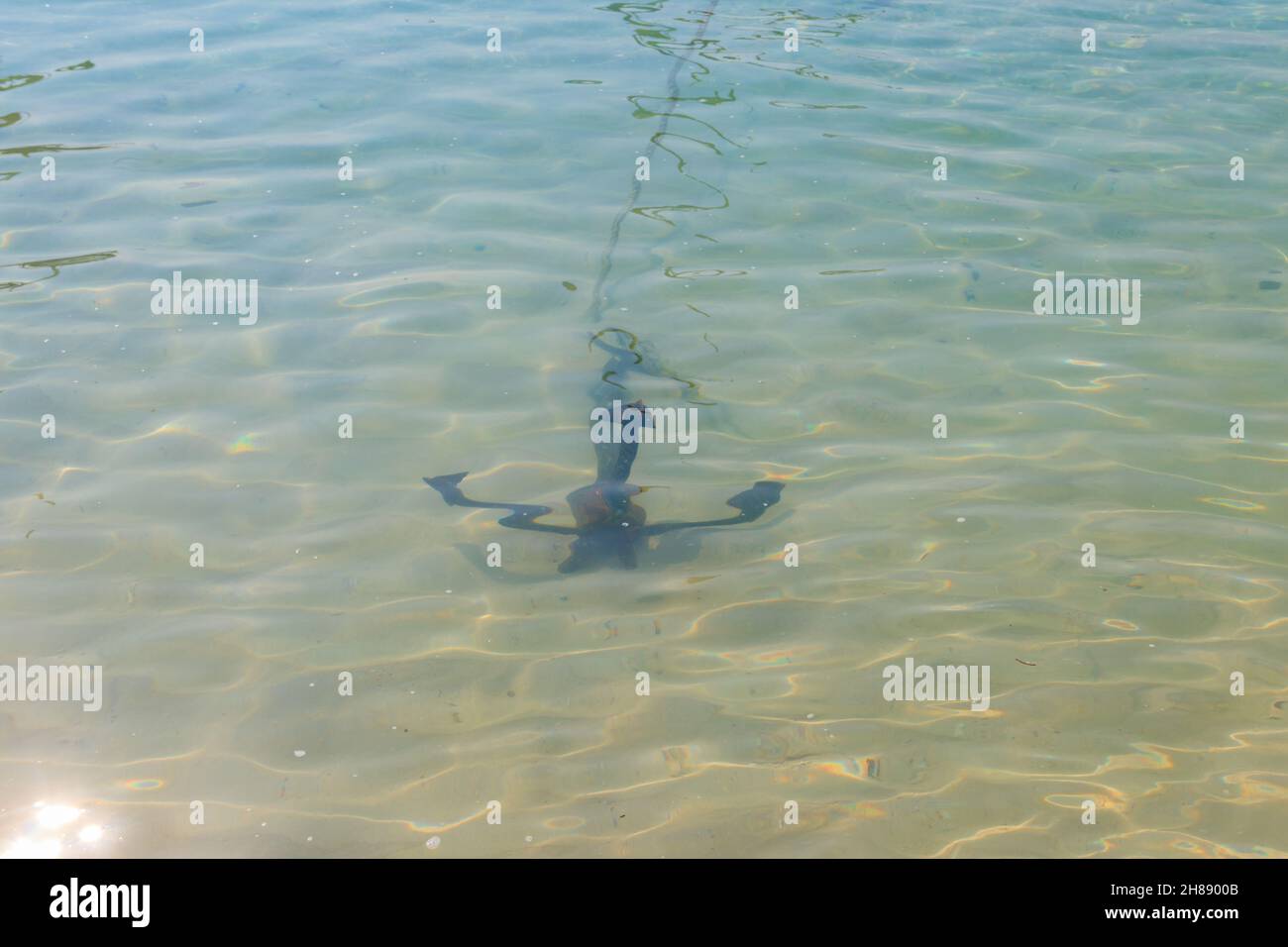 Small boat anchor hi-res stock photography and images - Alamy