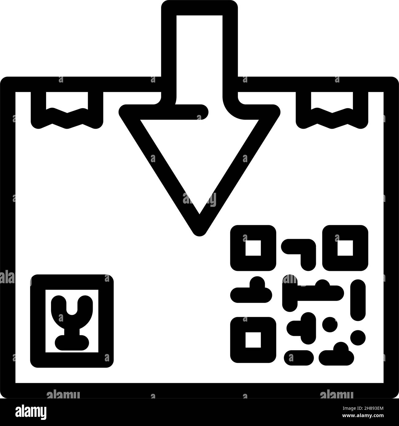 import goods line icon vector illustration Stock Vector Image & Art - Alamy