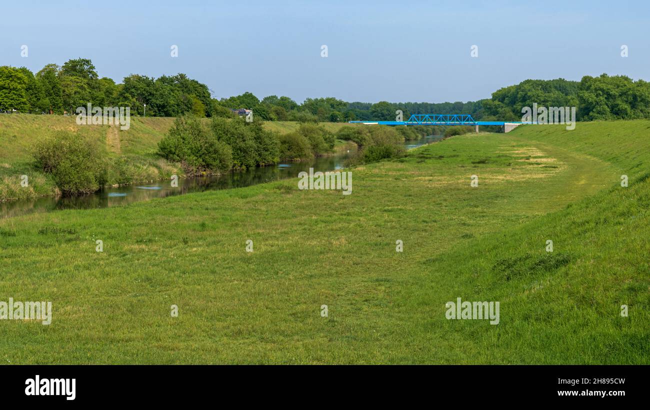 Bridge over lippe river hi-res stock photography and images - Alamy