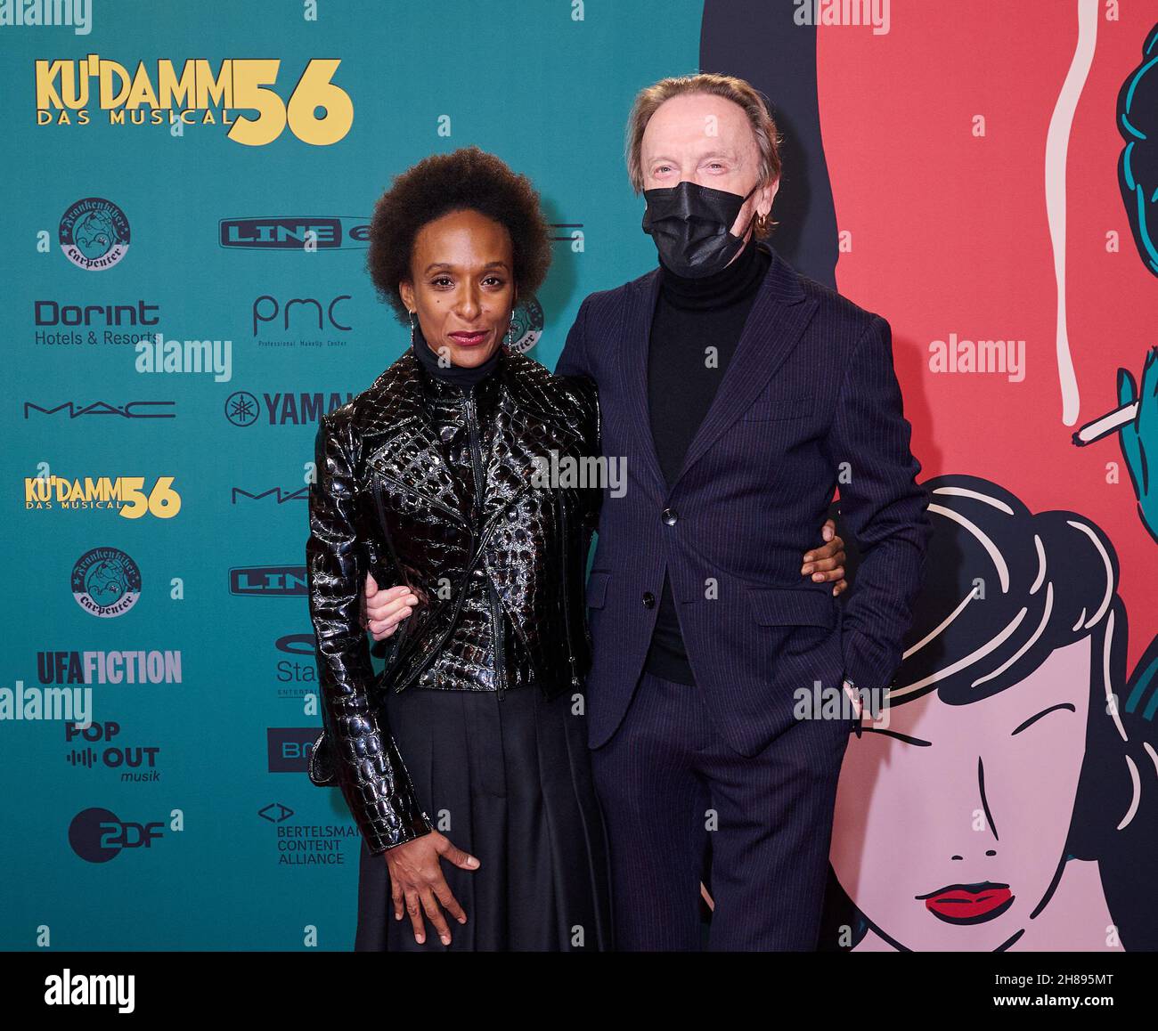 Berlin, Germany. 28th Nov, 2021. Marius Müller-Westernhagen and his ...