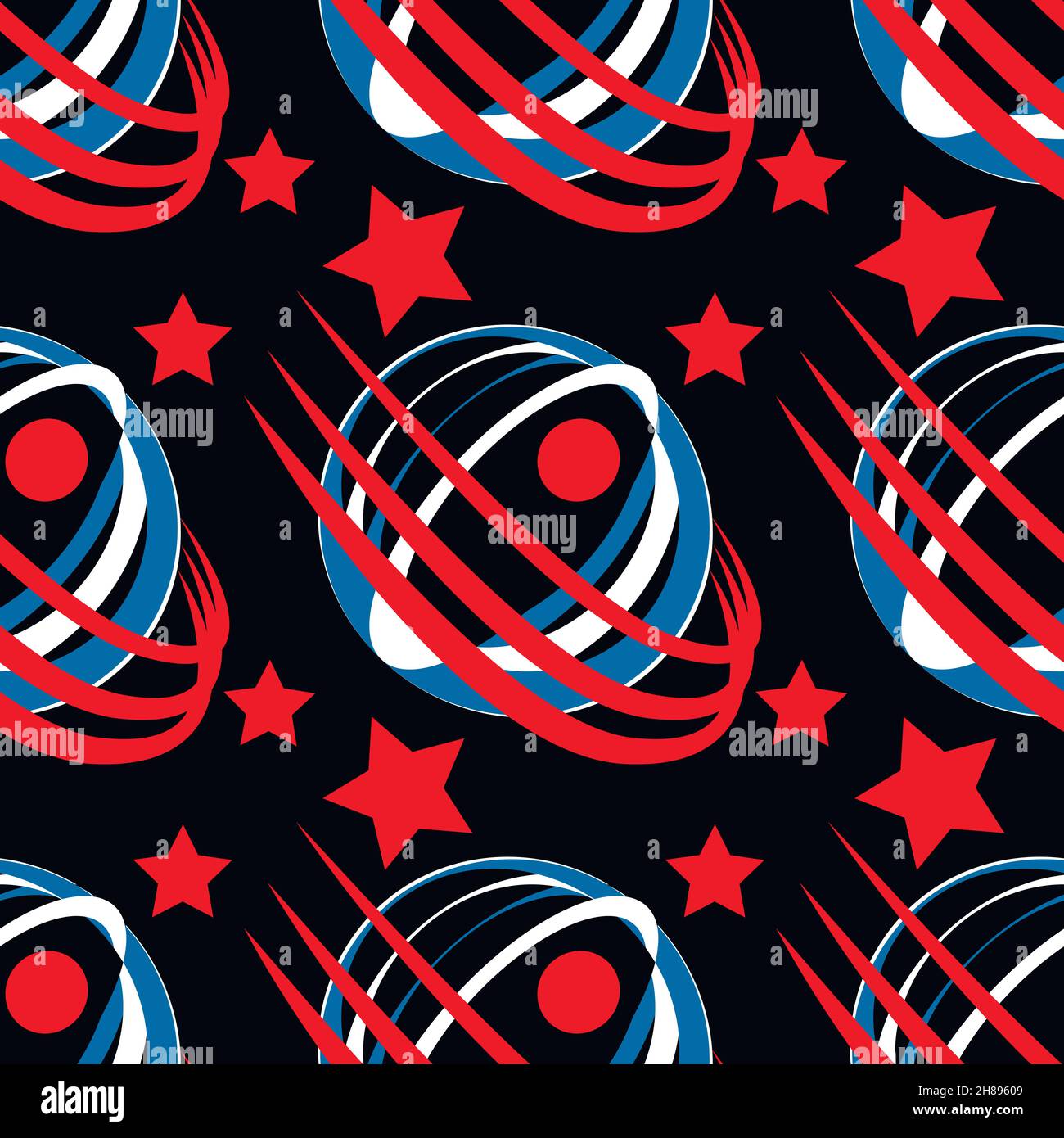 Seamless pattern, infinite texture - Illustration on a square ...