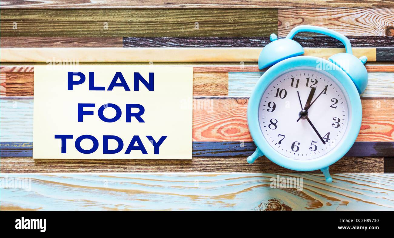 Daily work plan hi-res stock photography and images - Alamy