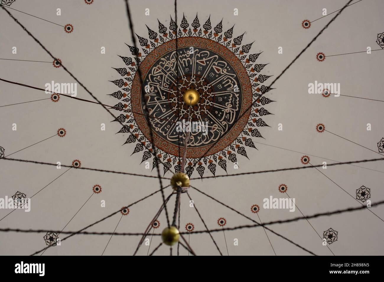 geometric patterns on the walls of a dome Stock Photo - Alamy