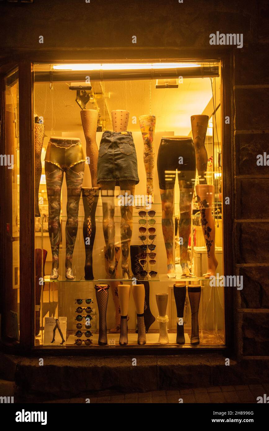 Icelandic tight shop Stock Photo - Alamy