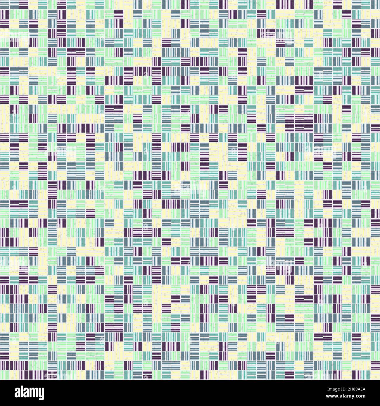 Abstract Geometrical generative computational art illustration Stock ...
