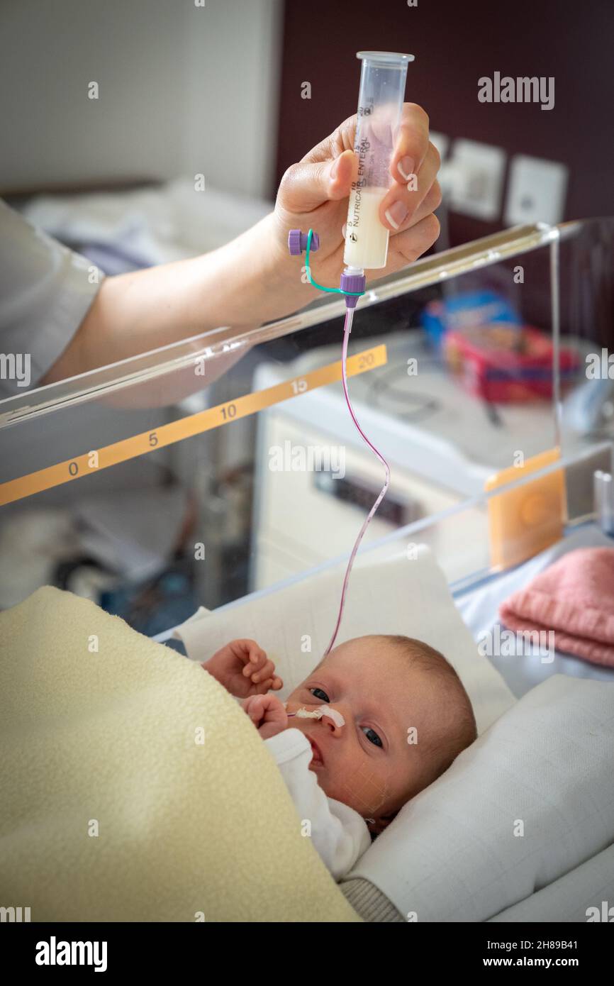 Nasogastric tube feeding hi-res stock photography and images - Alamy