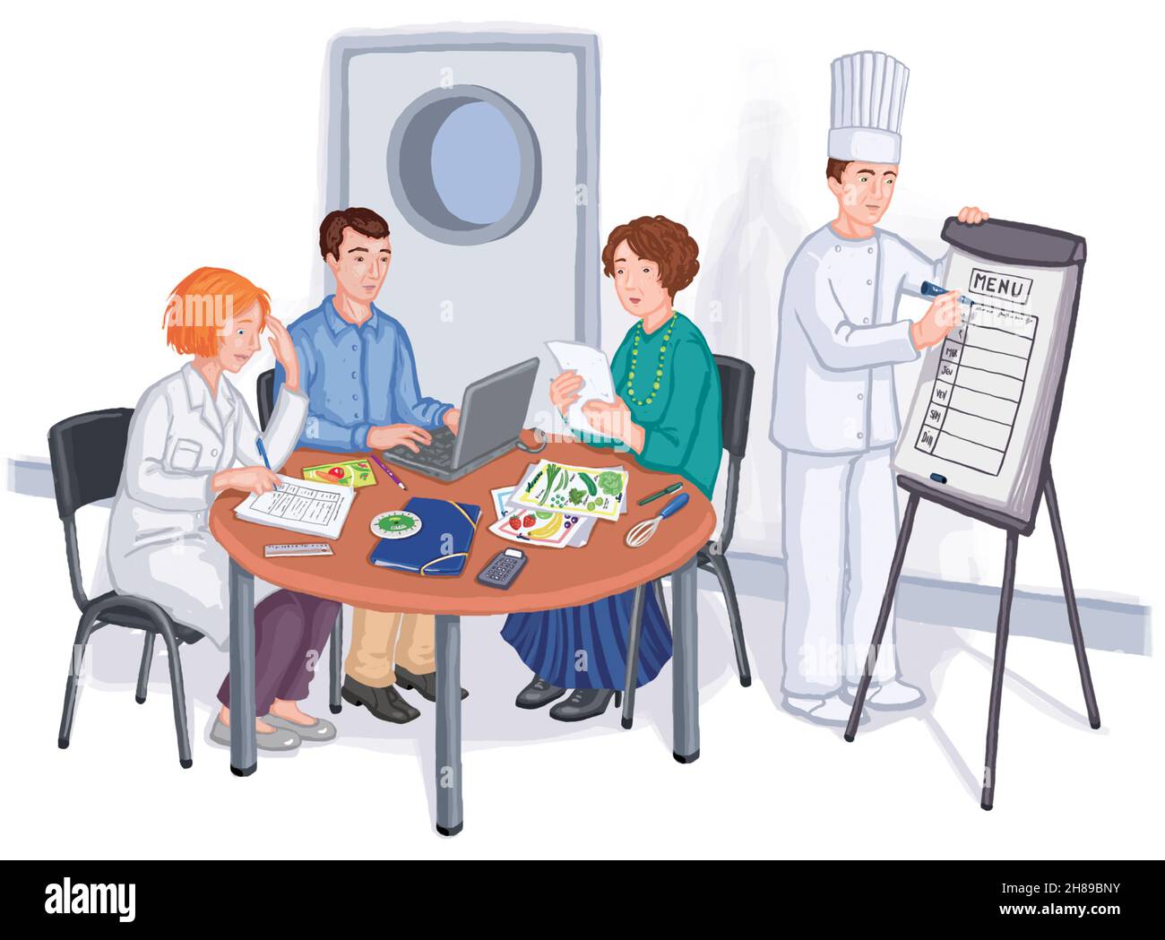 Doctor team meeting Cut Out Stock Images & Pictures - Alamy