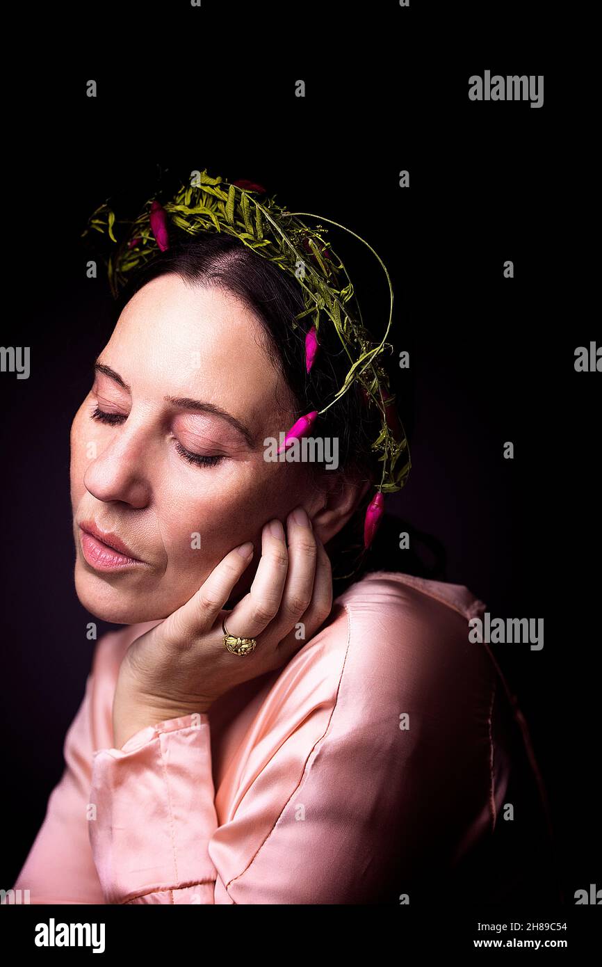 Lady dreaming hi-res stock photography and images - Alamy