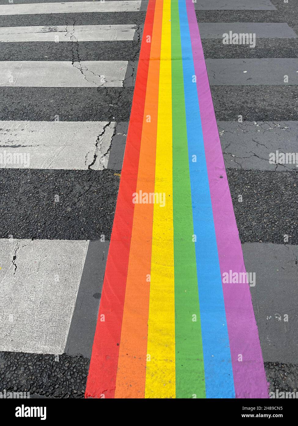 Lgbt pedestrian crossing Stock Photo - Alamy