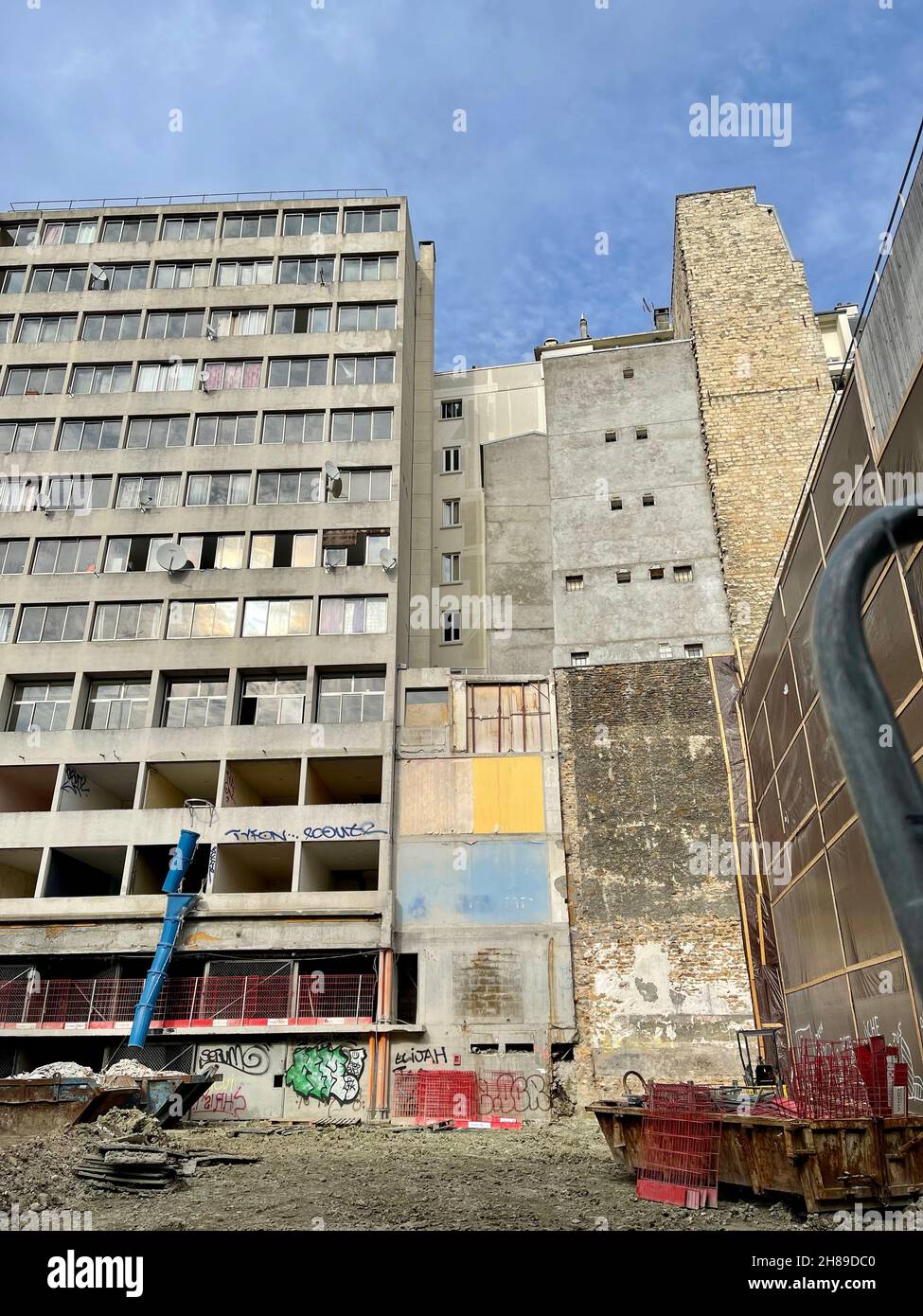 Rehabilitation of buildings Stock Photo - Alamy