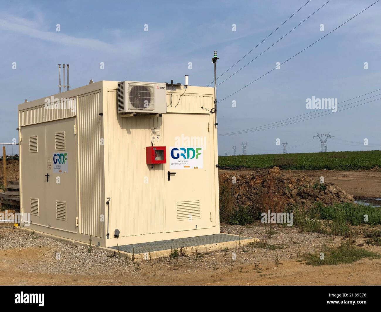 Electrical transformer station Stock Photo - Alamy