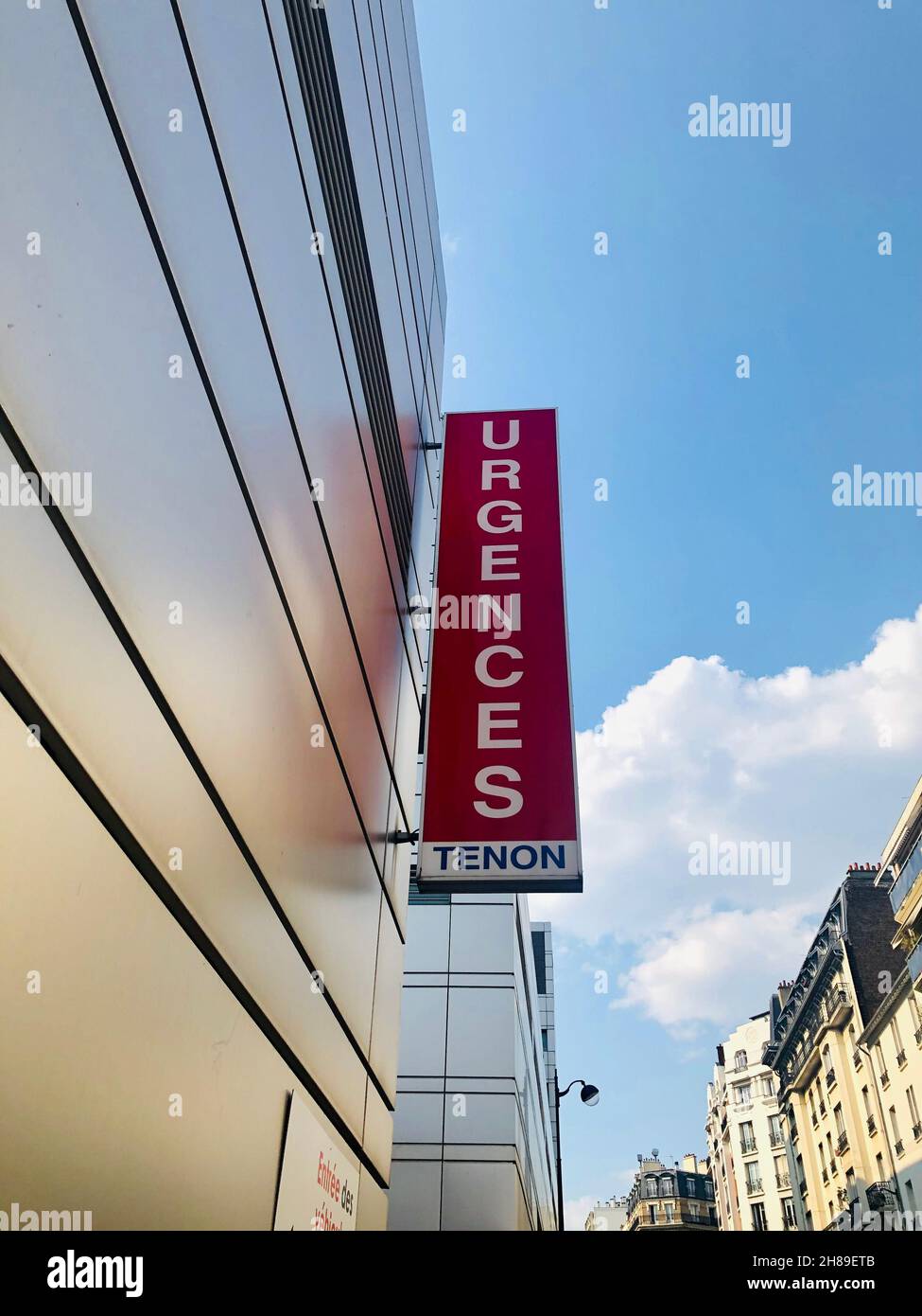 Emergencies tenon hospital Stock Photo - Alamy