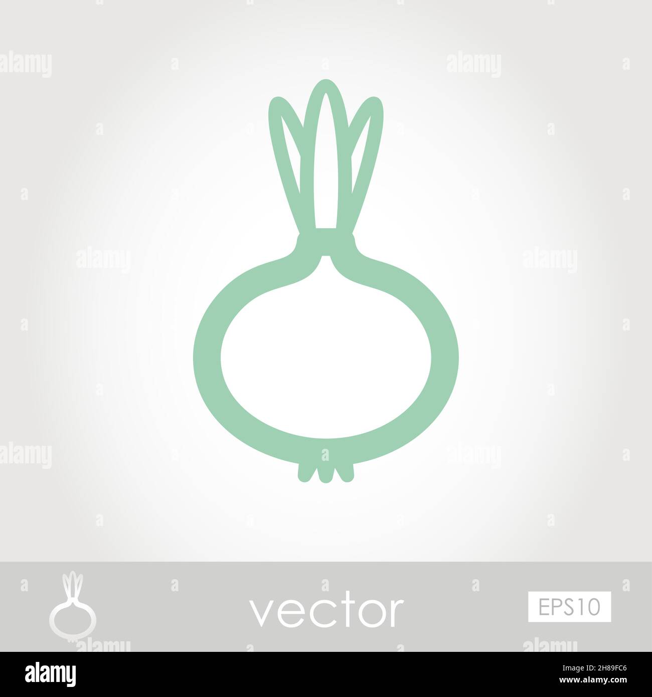 Onion outline icon. Vegetable vector illustration eps 10 Stock Vector ...