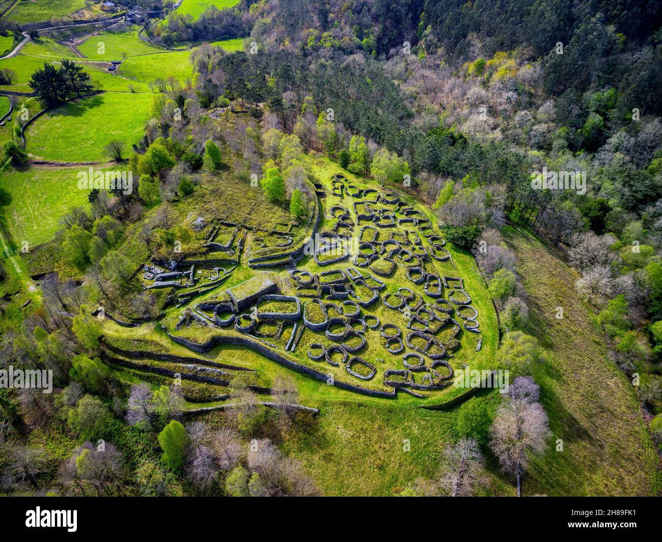 Castro de Coaña, an iron age town in Asturias, Spain Stock Photo - Alamy