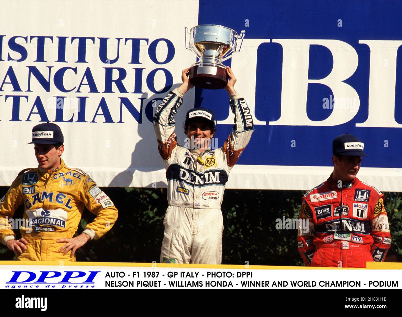 AUTO - F1 1987 - GP ITALY - MONZA - PHOTO: DPPI NELSON PIQUET ...