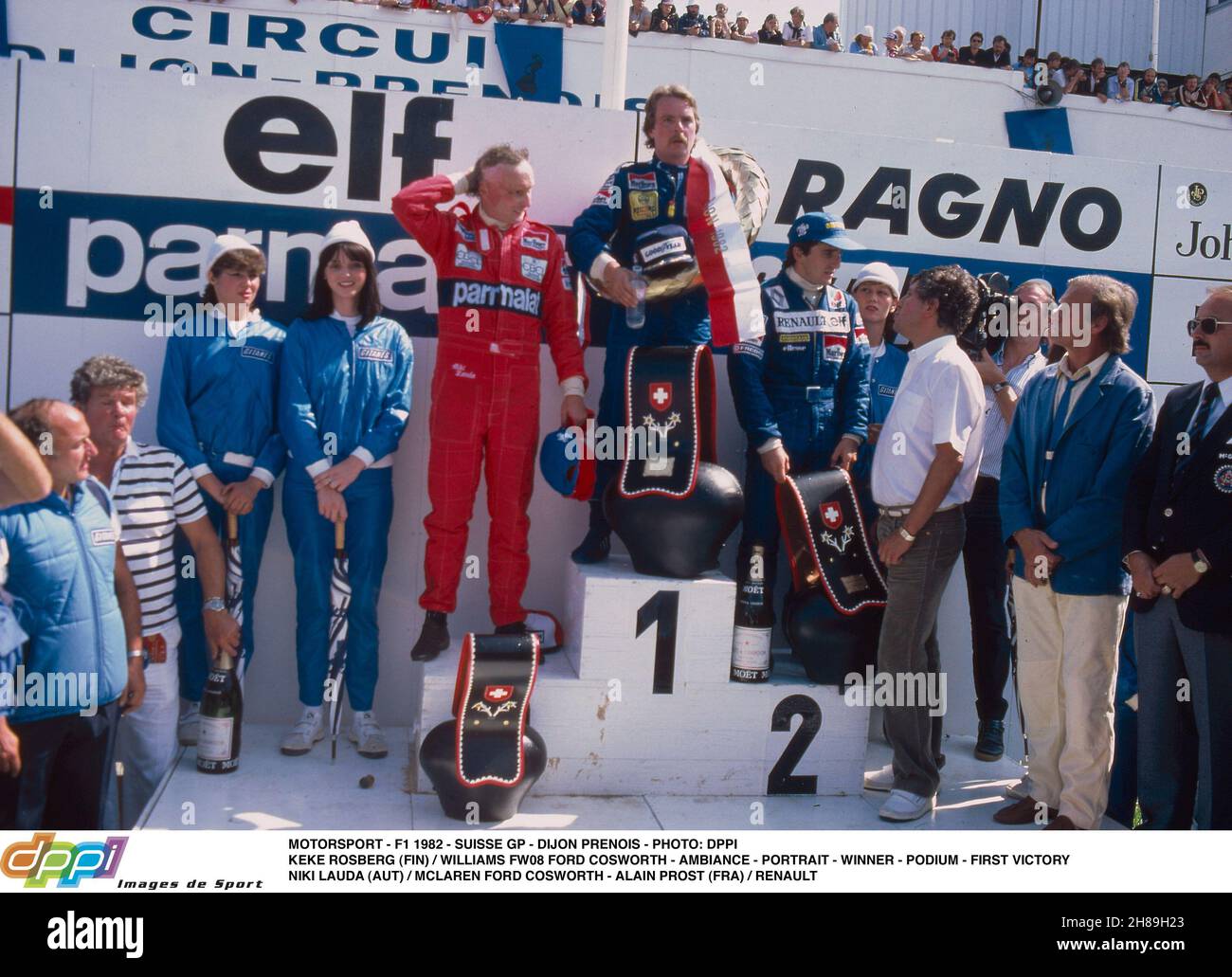 MOTORSPORT - F1 1982 - SUISSE GP - DIJON PRENOIS - PHOTO: DPPI KEKE ...
