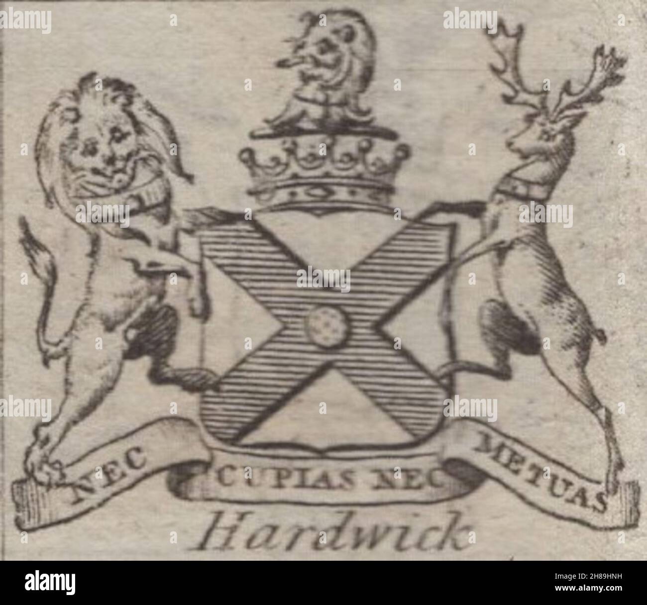 antique 18th century engraving heraldy coats of arms, English Earls ...