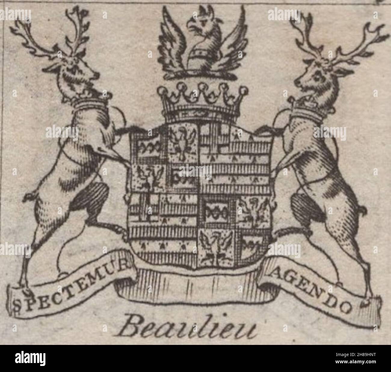 antique 18th century engraving heraldy coats of arms, English Earls ...