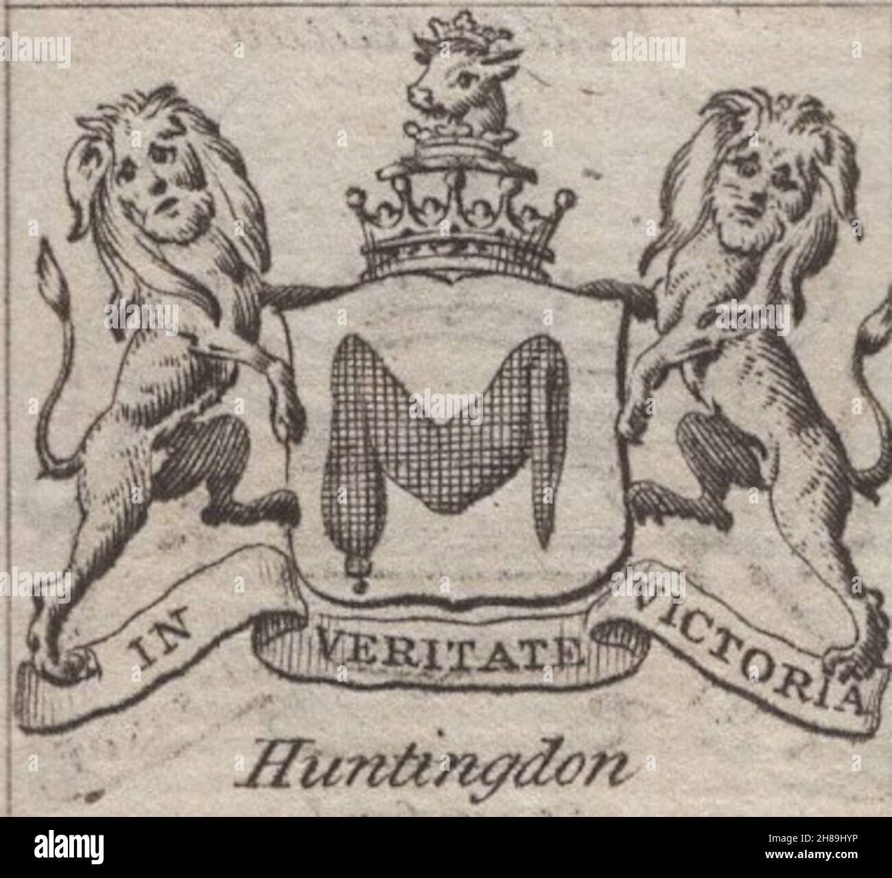 antique 18th century engraving heraldy coats of arms, English Earls ...