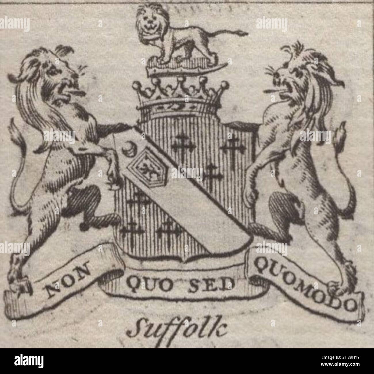 Suffolk coat of arms hi-res stock photography and images - Alamy