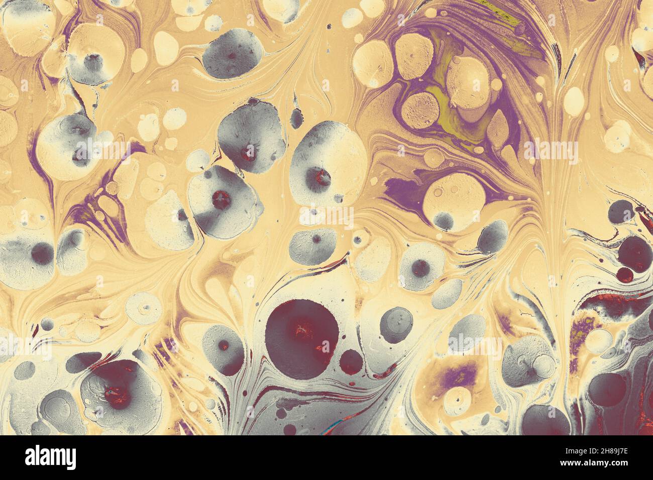 Ebru marble effect pattern design for print Stock Photo - Alamy